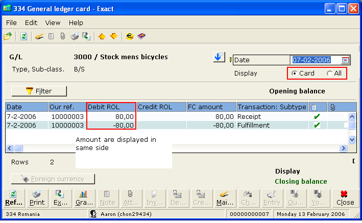 Release 370: Interbranch transfer for Romania