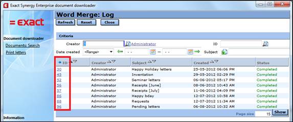 How-to: Installing and using Exact Synergy Enterprise Document Downloader for printing bulk ...