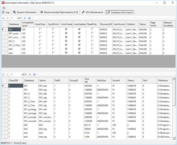 Exact System Information (ESI) Help File