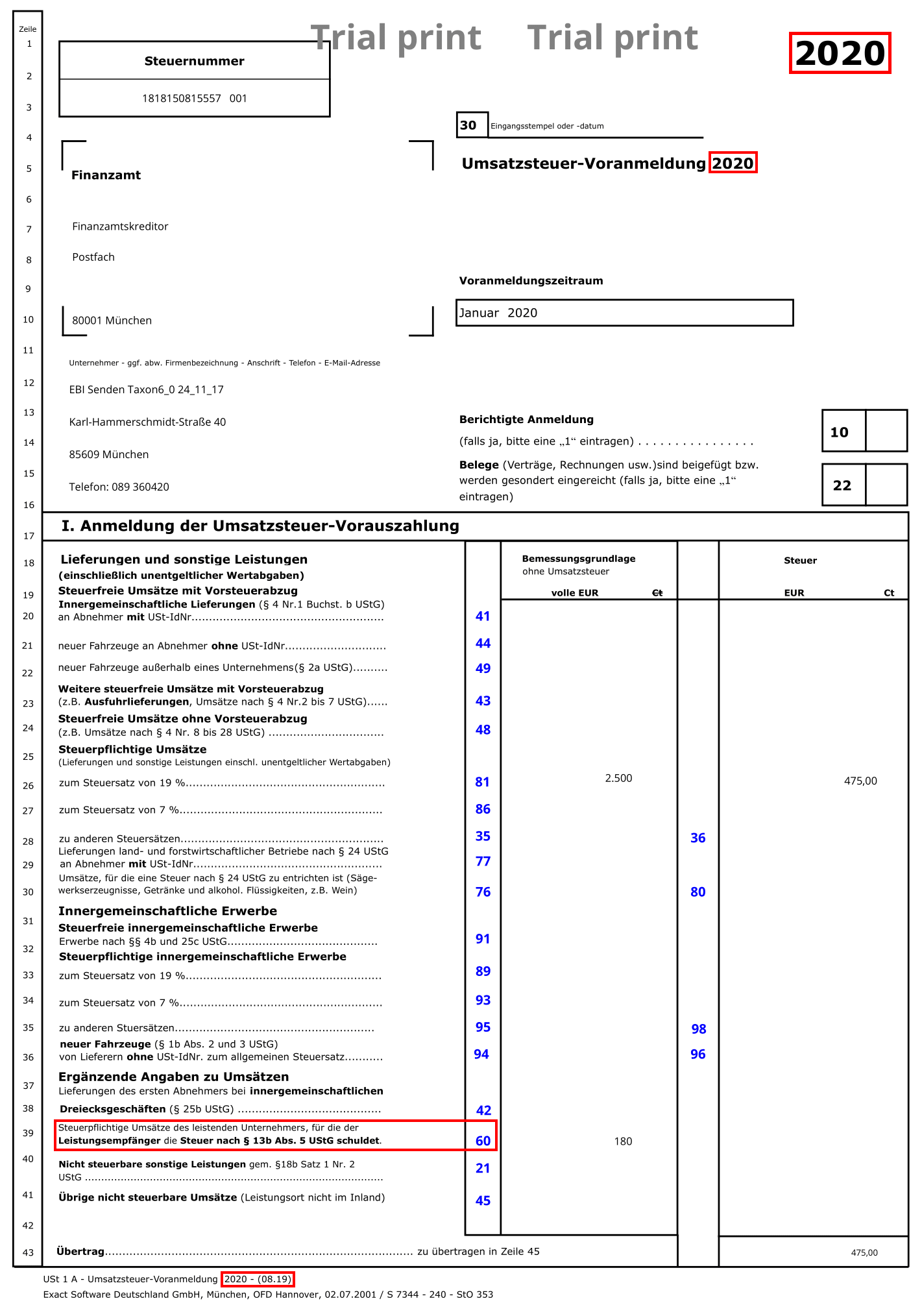Product Updates 420, 419, and 418: VAT return form for year 2020 ...