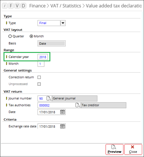 Product Updates 416, 415, and 414: VAT return form for year 2018 ...