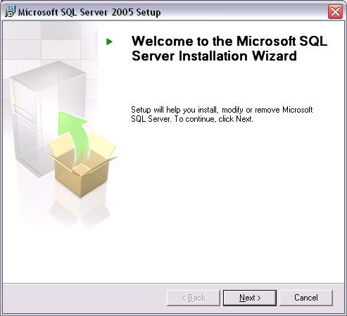 Microsoft SQL Server 2005 Installation using SQL Server 2005 ...