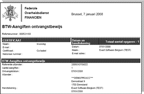 Intervat II - De elektronische BTW-aangifte in Exact Globe en Cubic Pro